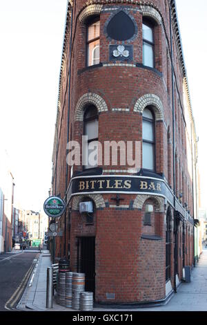 Outside view of John Bittles Bar Featuring: View Where: Belfast ...