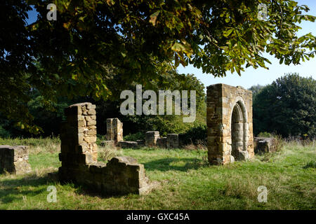 Alvecote Priory ruins Stock Photo - Alamy