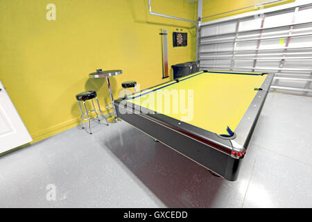 The pool table in the Games Room at Graceland the home of Elvis Presley ...