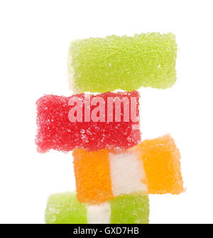 Stack of different fruit-paste candies Stock Photo - Alamy