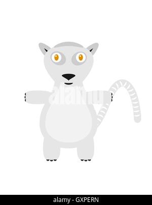 Fauna lemur icon. Cartoon of fauna lemur vector icon for web design ...