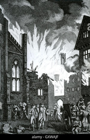 Great Fire of London 1666 Stock Photo - Alamy