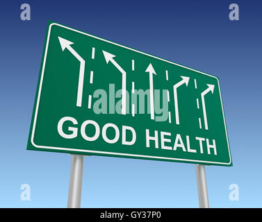 Road to health medical health care concept as a group of tangled roads ...