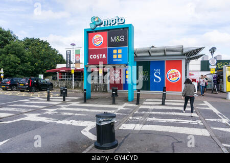 Leigh Delamere motorway service station services off the M4 in England ...