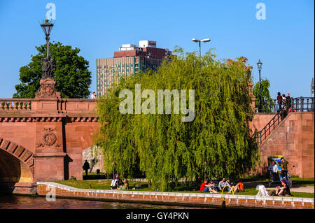 Berlin, Germany. Moltke Bridge, Moltkebrücke, is a bridge from 1891 ...