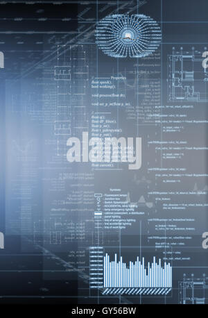 High-tech Drawings And Graphics Stock Photo - Alamy