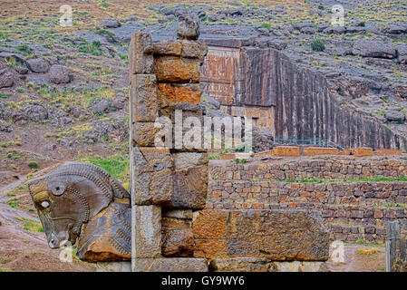 Bull Capital from Persepolis in Louvre, Paris, France Stock Photo - Alamy