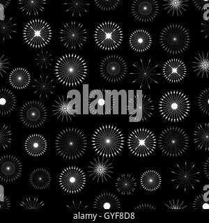 Set of Starbursts Symbols Seamless Pattern Stock Vector Image & Art - Alamy