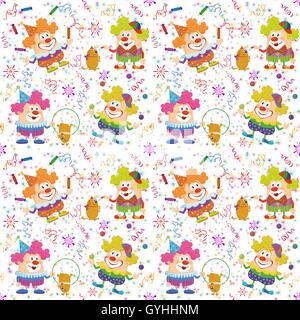 Circus Show Vector Seamless Pattern Stock Vector Image & Art - Alamy