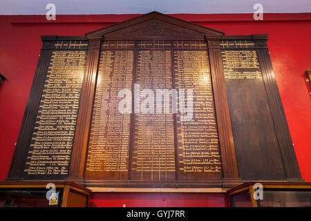 Inside / interior of the Museum of Army Music. Kneller Hall, Whitton ...