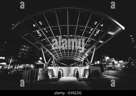 Arlington, Virginia. Entrance to the Clarendon Metro Station Stock ...