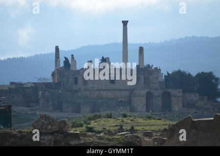 Uthina archaeological site - Tunisia Stock Photo - Alamy