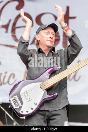 Bob Skeat of Wishbone Ash performing at Weyfest, Farnham, Surrey, UK ...