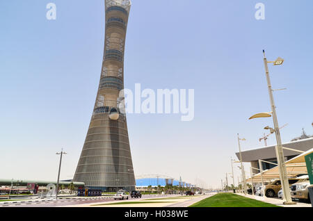 The Torch Doha (Aspire tower), the tallest structure in Qatar Stock ...