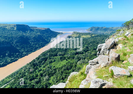 The Umzimvubu river in the Eastern Cape Province (formerly the Transkei ...