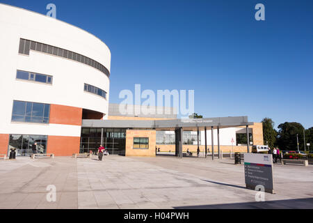 Exterior NHS Forth Valley Royal Hospital in Larbert Central Scotland a ...