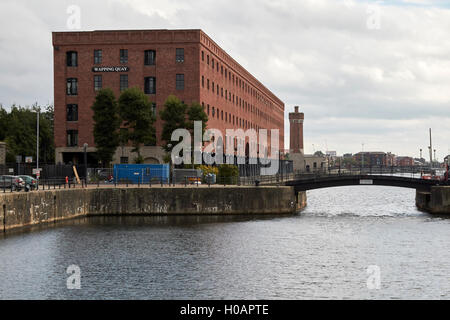 Wapping Quay warehouse, Liverpool, Merseyside, England, U.K Stock Photo ...