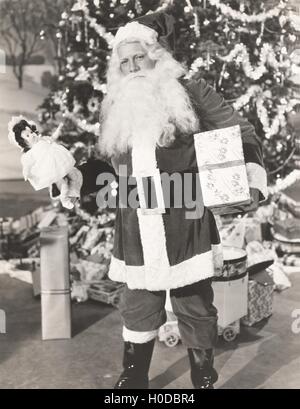 santa claus with gifts Stock Photo - Alamy