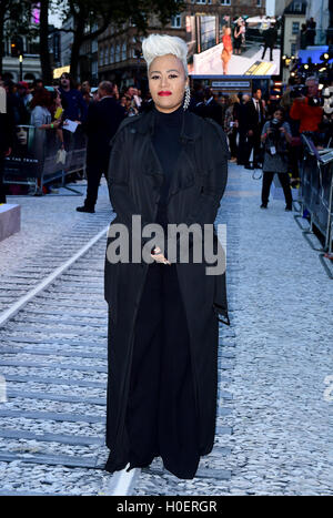 Emilie Sande attending the world premiere of The Girl On The Train at ...