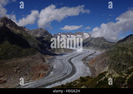 Aletschgletscher, Aletsch glaciar Stock Photo - Alamy