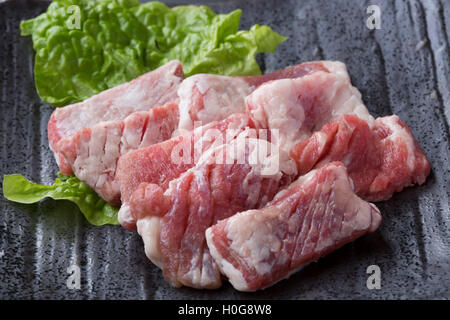 Closeup of raw wagyu shoulder roast meat Stock Photo - Alamy