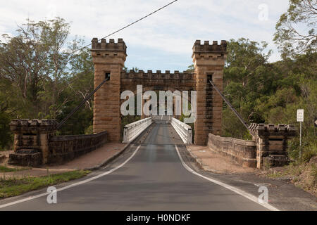 Hampden Bridge, Kangaroo Valley, New South Wales, Australia Stock Photo ...