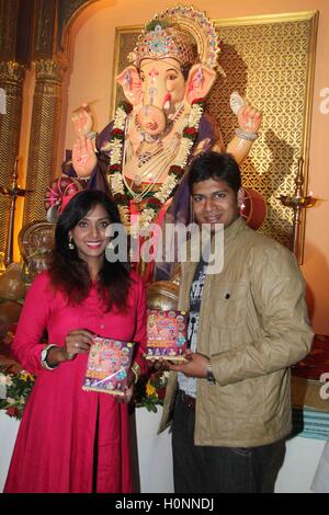 Marathi actor Prakash Jadhav during the release of Marathi album ...
