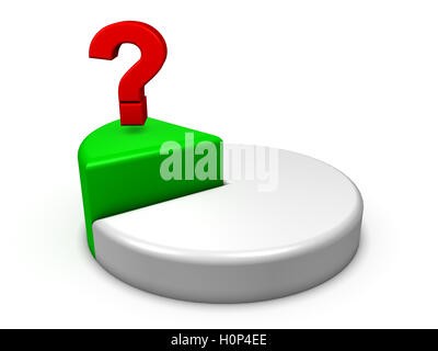 graph with question mark Stock Photo - Alamy