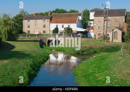 Rackham's Water Mill in the Suffolk village of Wickham Market, England ...