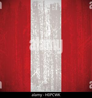 Peru flag, vector illustration on a white background Stock Vector Image ...