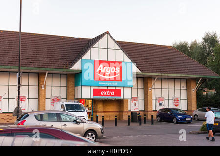 the entrance to an argos extra store Stock Photo - Alamy