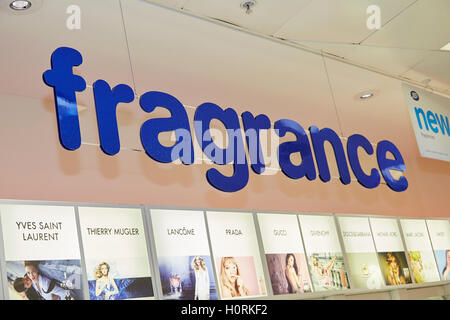 The perfume section in a boots store in the UK Stock Photo - Alamy