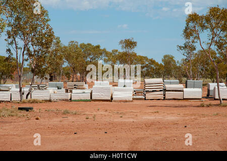 Mining Rock Core Yard Stock Photo - Alamy