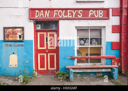 Dan Foleys Pub in Annascaul County Kerry Ireland Stock Photo - Alamy