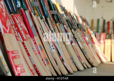 Cricket bat manufacturing in Kashmir, India Stock Photo - Alamy