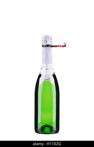 Champagne bottle without top foil Stock Photo - Alamy