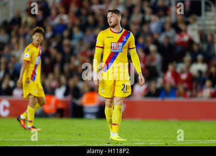 Crystal Palace's Connor Wickham looks on dejected after missing a good ...