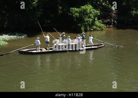 Replica of an 18th & early 19th century cargo boat, called a batteau ...
