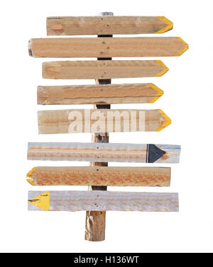 Wooden pointer unmarked Stock Photo - Alamy