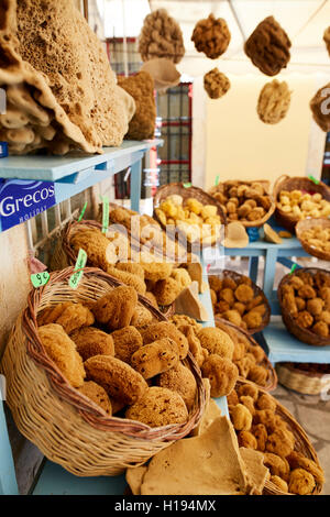 Shop selling sponges, Symi Rhodes Stock Photo - Alamy