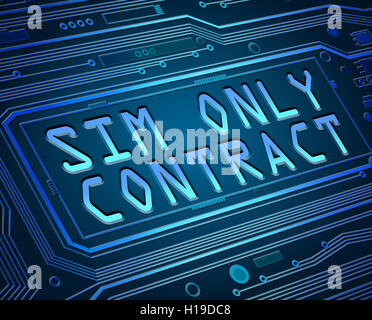 Sim only contract concept Stock Photo - Alamy