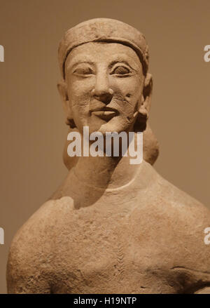 6th C. BC Cypriot sculpture Greek Greece Stock Photo - Alamy