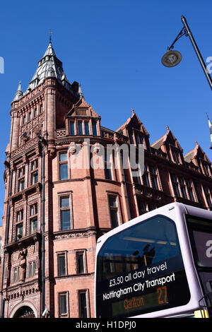 Nottingham City Centre ''King's street Queen's street Junction Stock ...
