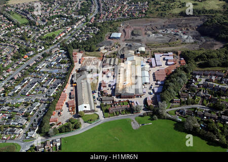 aerial view of Ibstock Brick quarry at Newdigate in Surrey Stock Photo ...