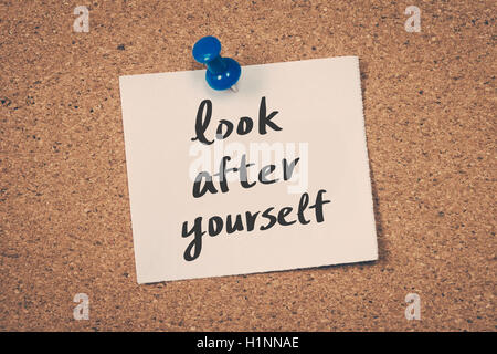 Look After Yourself Concept Stock Photo - Alamy