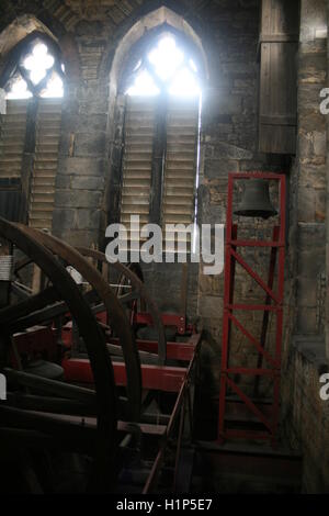 Church bells and bellringing Masham Stock Photo - Alamy