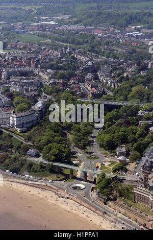 Scarborough Museum and Cliff Bridge, Scarborough, Yorkshire. Engraving ...