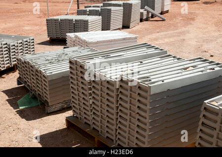 Mining Rock Core Yard Stock Photo - Alamy