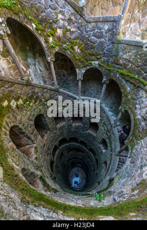 Sintra, Lisbon district, Portugal. Initiation well, also called as ...