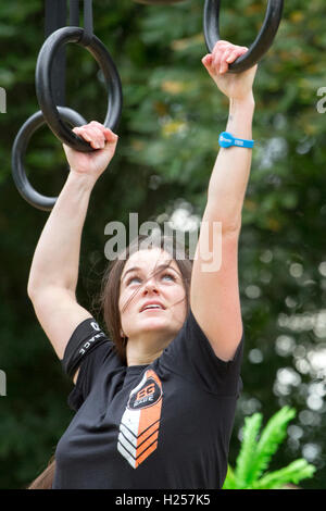 Hanging gymnastic hoops Stock Photo: 122581200 - Alamy